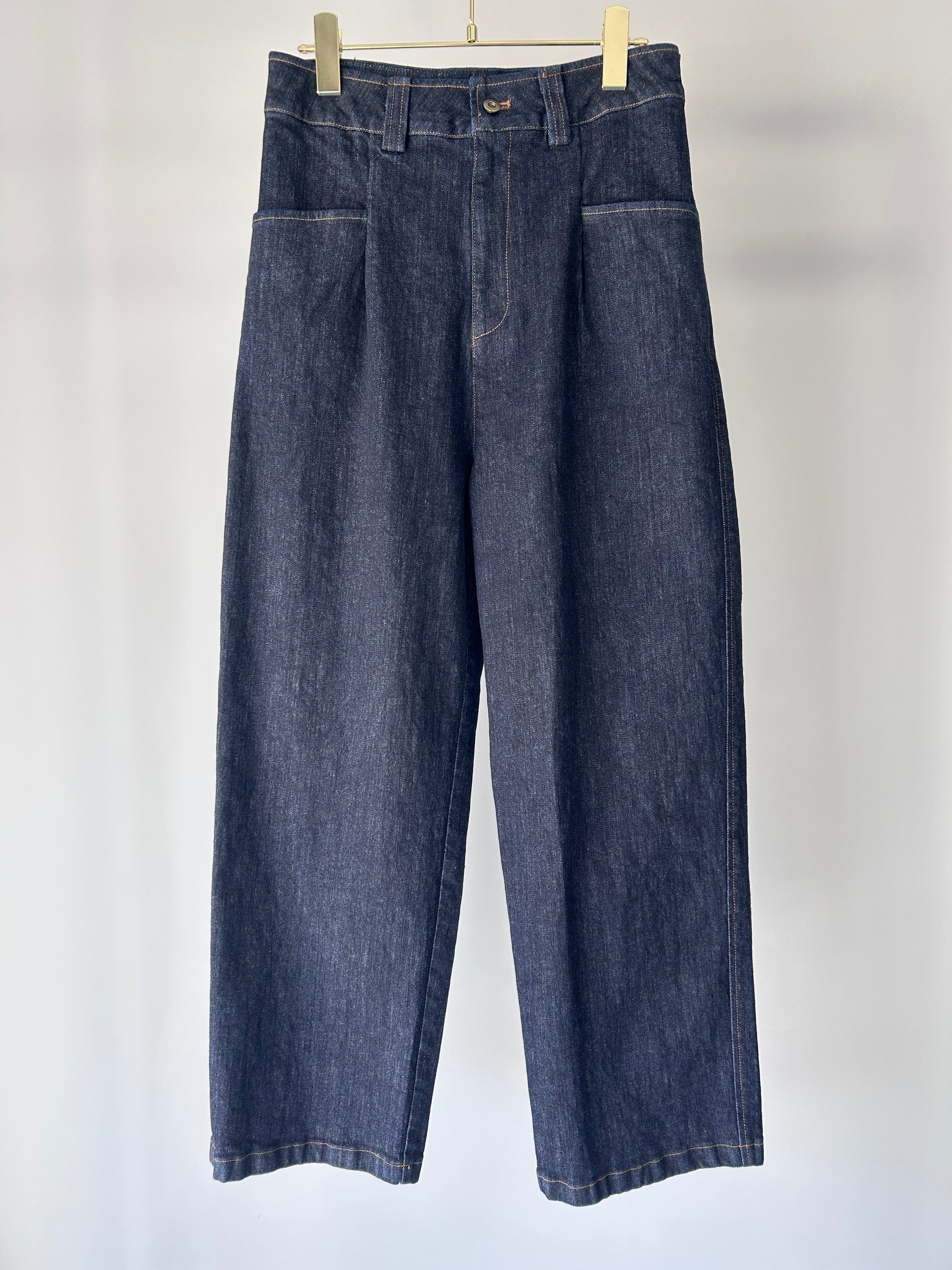 【MARGAUX VINTAGE】ワンウォッシュデニムパンツ/MG PT-25069-A