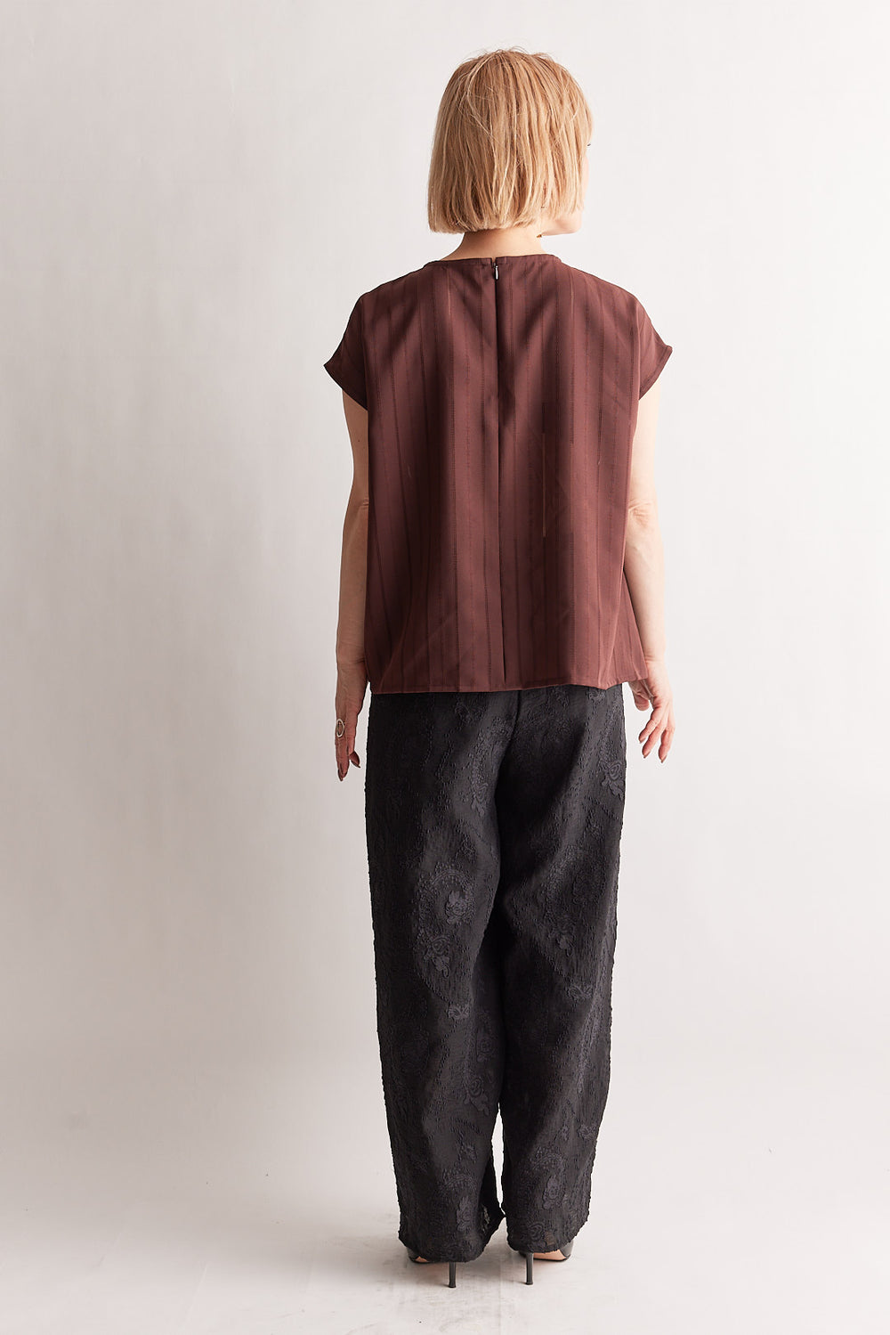 【STELLA CIFFON】ペイズリーカットジャガードパンツ/ST2-26206